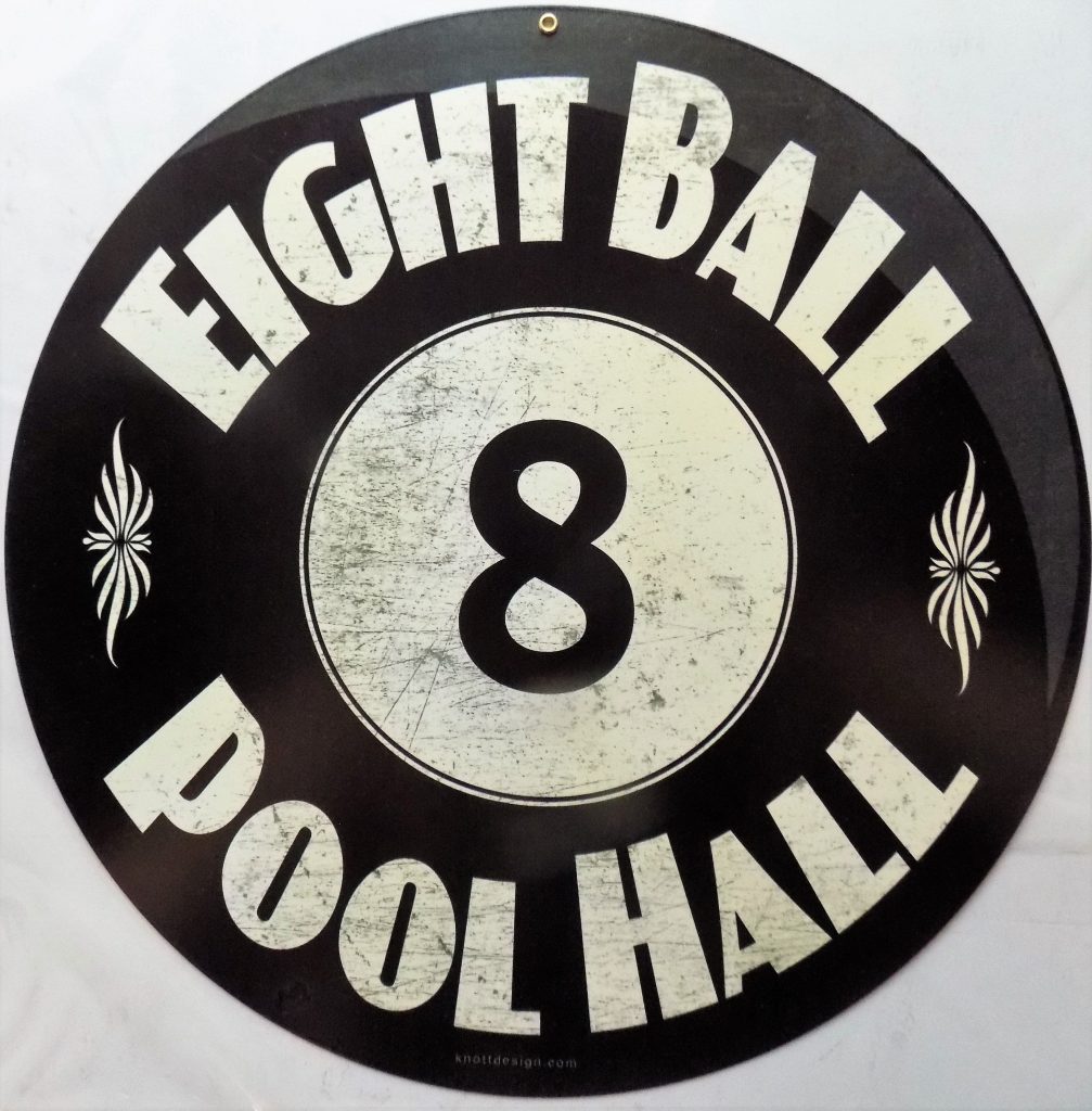plaque métal Américaine BILLARD EIGHT BALL POOL HALL | TOFMOBILE ...
