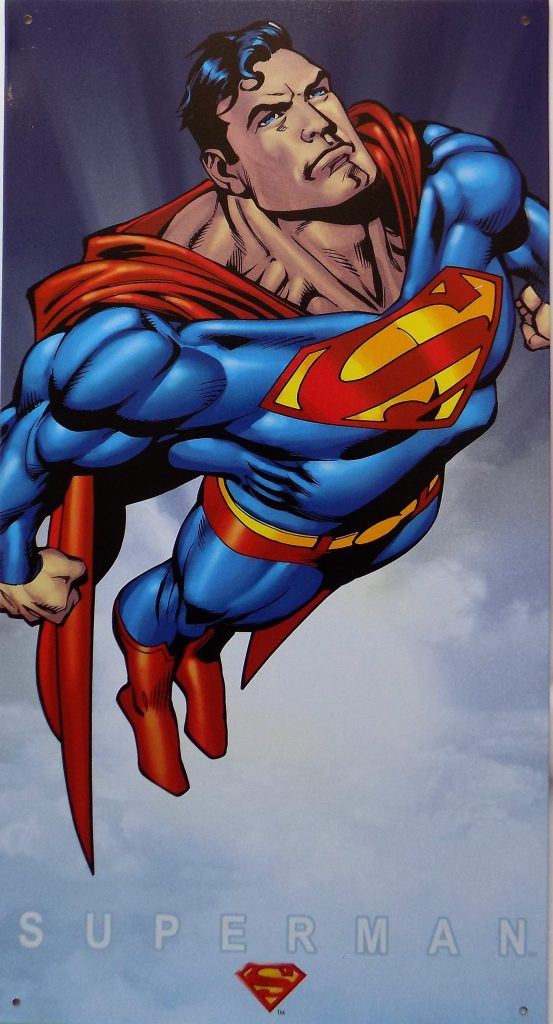 Plaque métal vintage SUPERMAN CLASSIC | TOFMOBILE - Plaque métal vintage